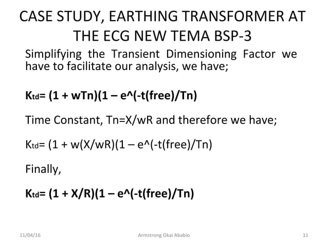 DC Component of Fault Current | PPT | Physics | Science