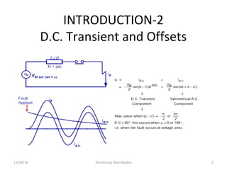 DC Component of Fault Current | PPT