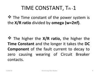 DC Component of Fault Current | PPT
