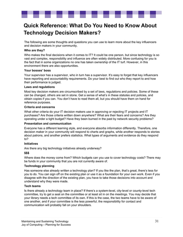 Planning for Success Cookbook | PDF