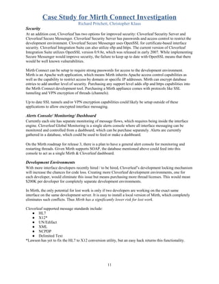 Mirth Connect as Interface Engine Case Study v2 | DOC