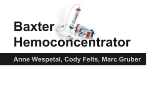 Hemoconcentrator | PPTX | Lung and Respiratory Health | Diseases and ...
