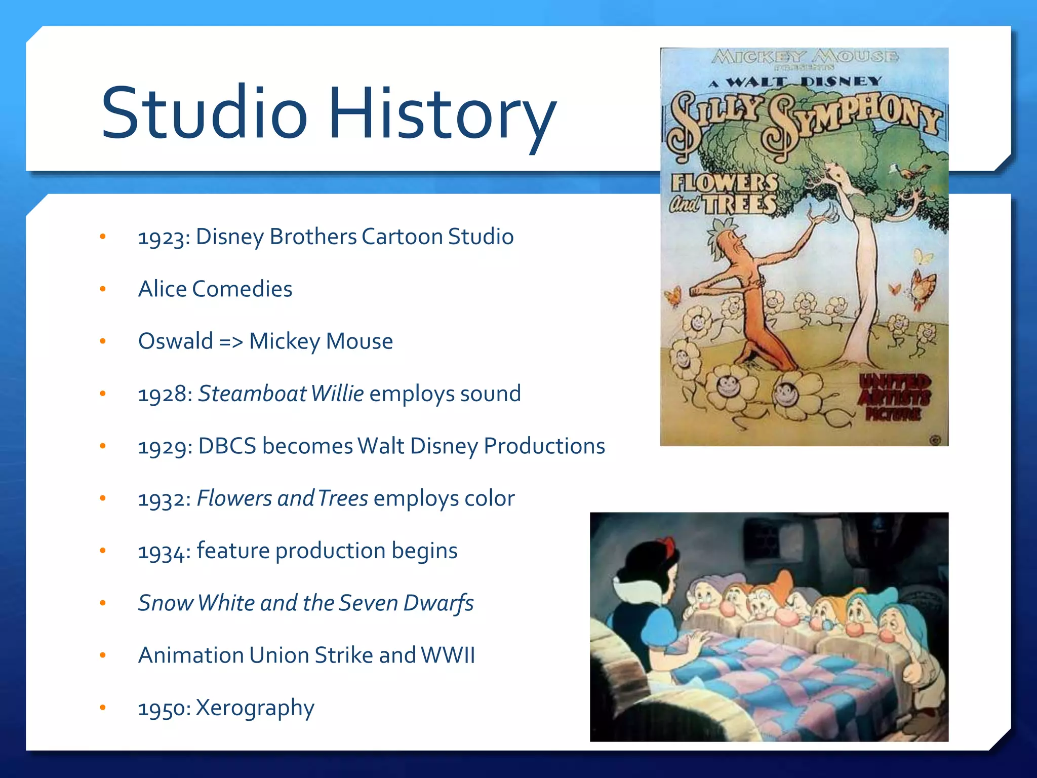 Walt Disney Animation Studios | PPTX