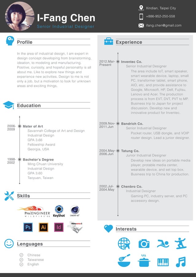 I-Fang Chen_Resume | PDF