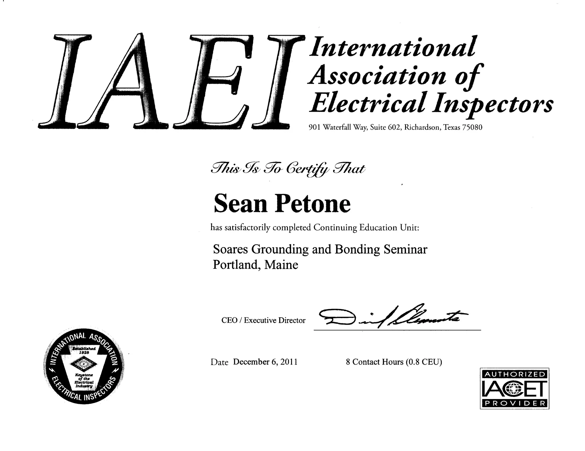 Grounding and Bonding Seminar | PDF