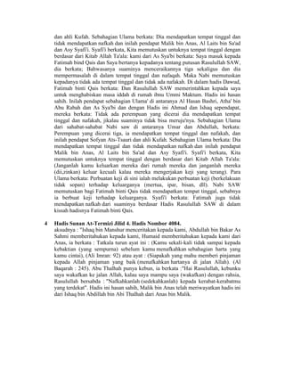 72 Hadis Mengenai Nafkah | PDF