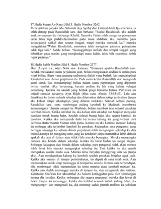72 Hadis Mengenai Nafkah | PDF