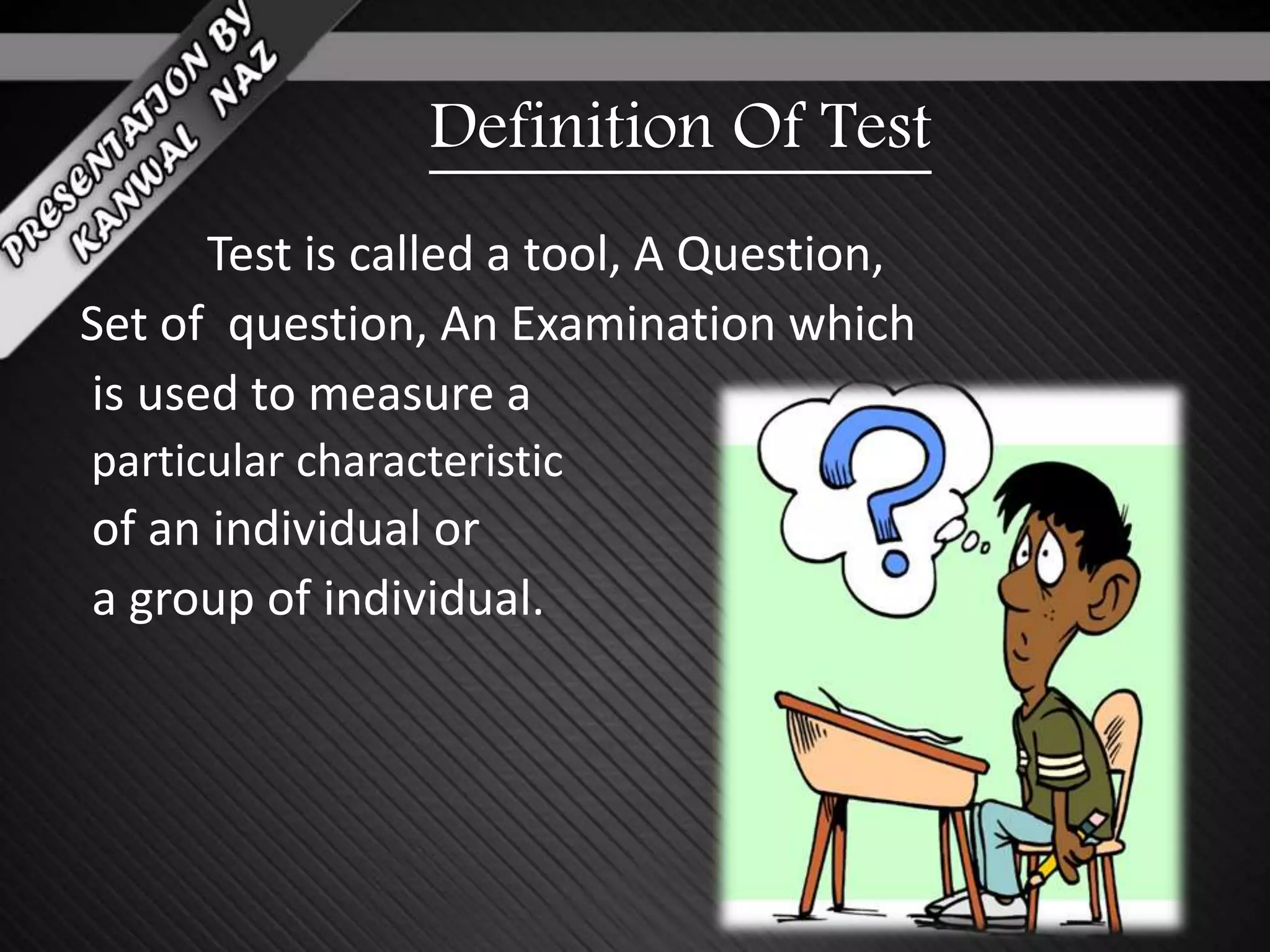 Teacher Made Test vs Standardized Test | PPTX