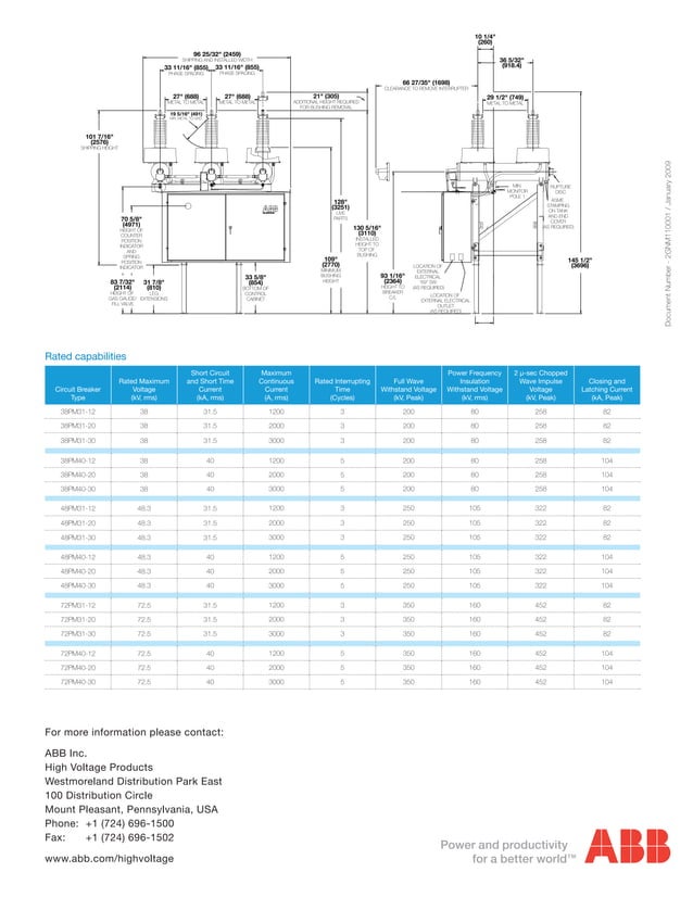 ABB Power Curcuit Braker | PDF