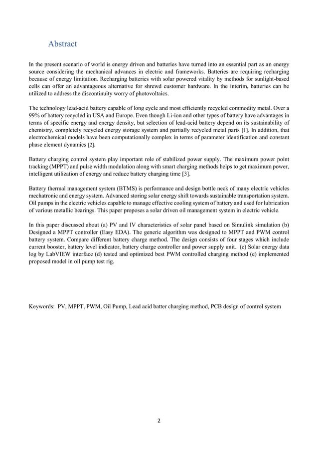 Shobin John-solar pv cell utilization and charging | PDF
