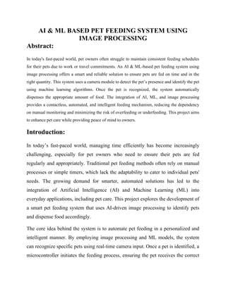 73.AI & ML BASED PET FEEDING SYSTEM USING IMAGE PROCESSING.docx