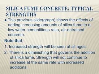 Silica Fume in Concrete | PPTX
