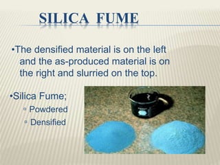 Silica Fume in Concrete | PPTX