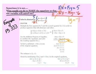 7.3 Elimination Method | PDF