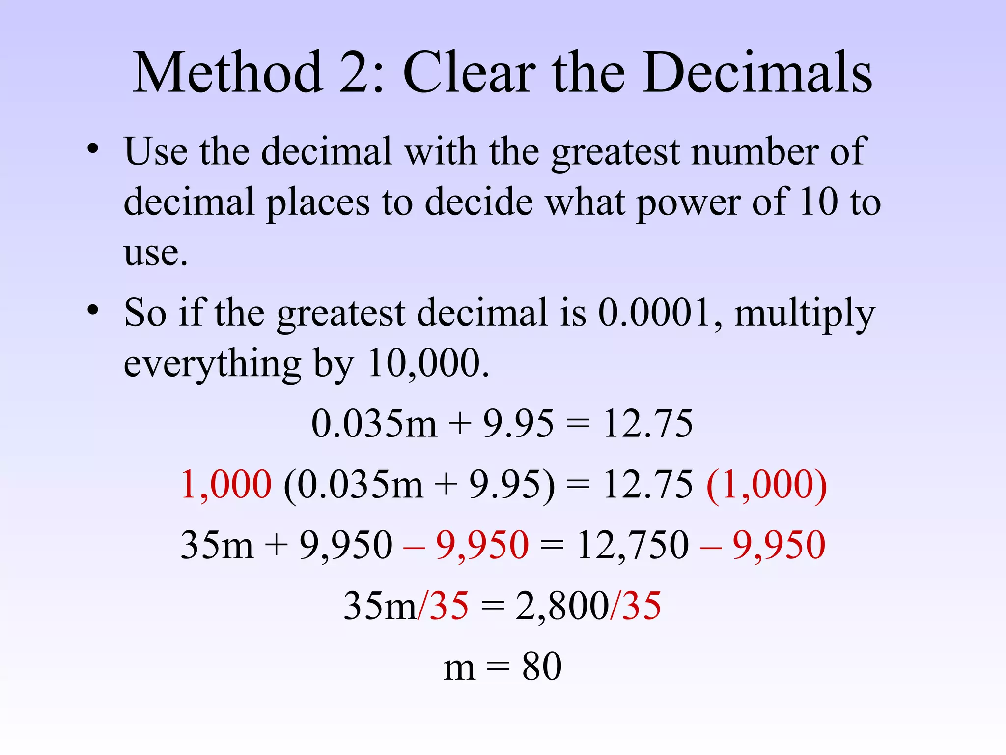 7.3 Solving Multi Step Frac Deci | PPT | Homework and Study | Education