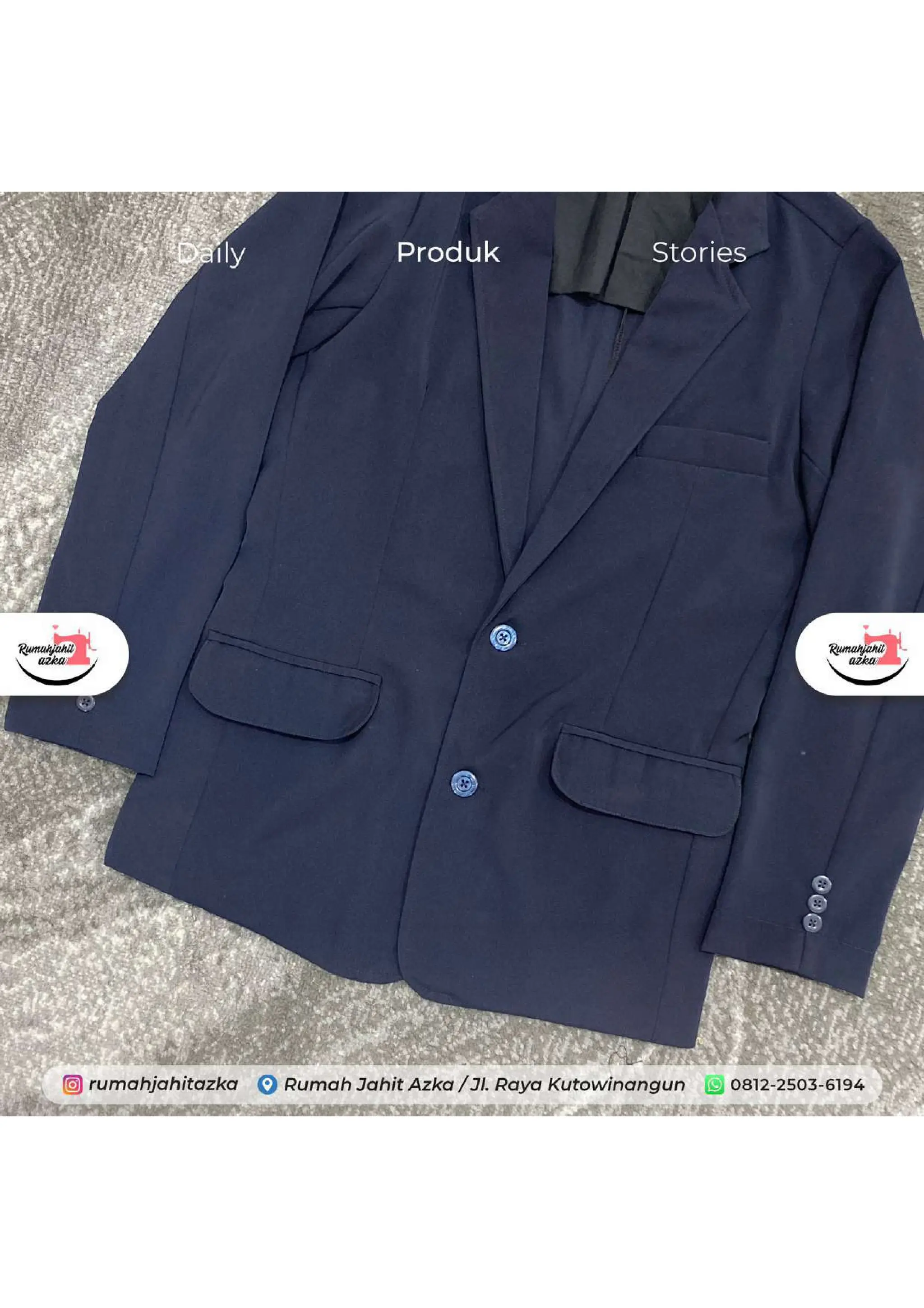 Custom Jahit Jas Almamater Mahasiswa Rumah Jahit Azka | PDF