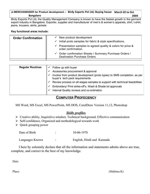 mahima cv new | PDF