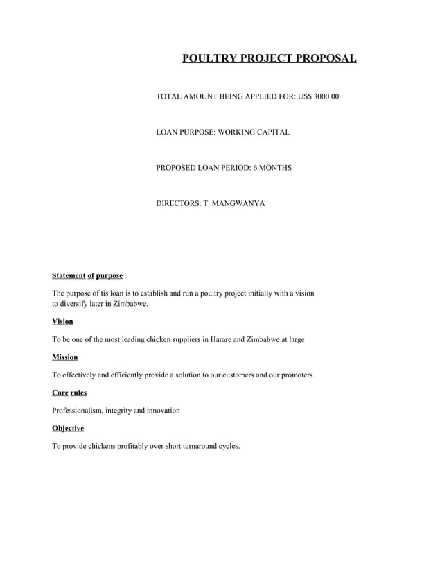 73032066 poultry-project-proposal | DOC