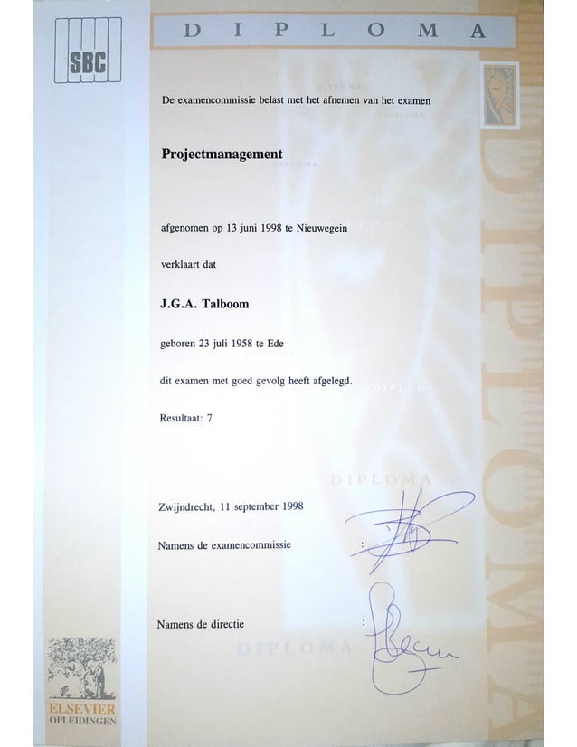 SBC Projectmanagement | PDF