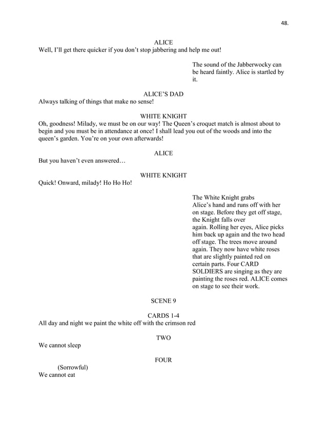 Alice-In-Wonderland-Script