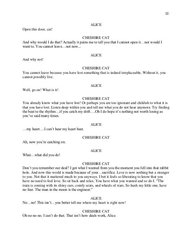 Alice-In-Wonderland-Script