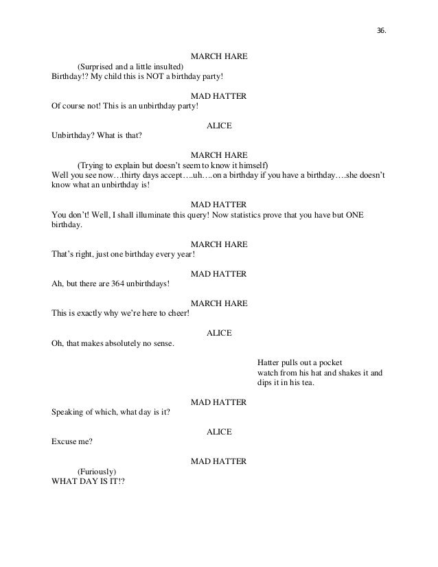 Alice-In-Wonderland-Script