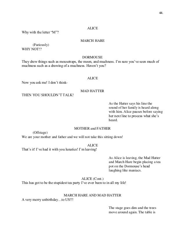 Alice-In-Wonderland-Script