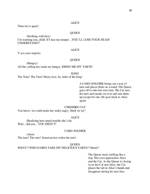 Alice-In-Wonderland-Script