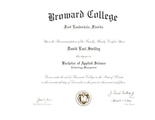 BAS Degree - Technology Management (1) | PPT