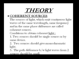 coherence of light | PPS