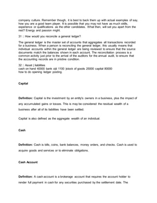 Project Accounting Journal Entries | DOCX