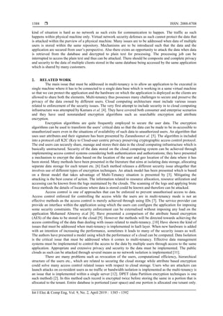 Securing multi-tenancy systems through multi DB instances and multiple databases on different ...