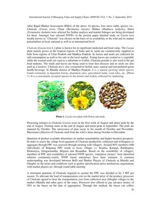 NTFPS VALUE CHAIN DEVELOPMENT FOR RURAL COMMUNITIES OF MADHYA PRADESH ...