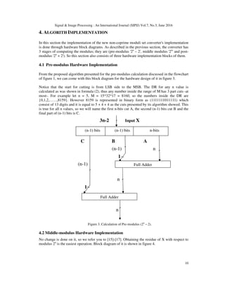 A BINARY TO RESIDUE CONVERSION USING NEW PROPOSED NON-COPRIME MODULI SET | PDF