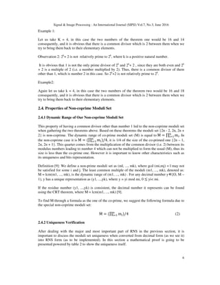 A BINARY TO RESIDUE CONVERSION USING NEW PROPOSED NON-COPRIME MODULI SET | PDF