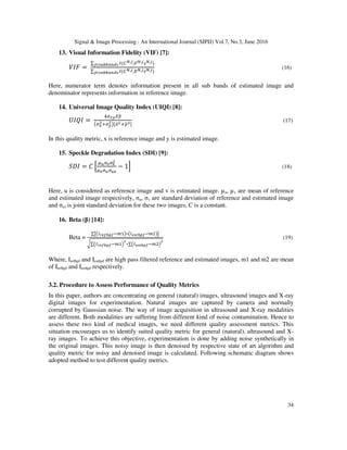 IDENTIFICATION OF SUITED QUALITY METRICS FOR NATURAL AND MEDICAL IMAGES | PDF