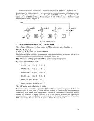 FOLDED ARCHITECTURE FOR NON CANONICAL LEAST MEAN SQUARE ADAPTIVE DIGITAL FILTER USED IN ECHO ...