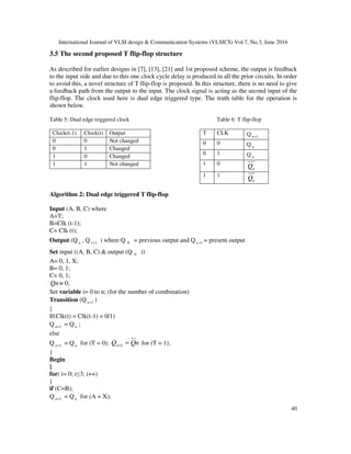DESIGNING AN EFFICIENT APPROACH FOR JK AND T FLIP-FLOP WITH POWER DISSIPATION ANALYSIS USING QCA ...