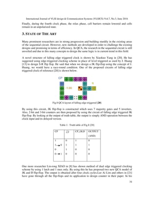 DESIGNING AN EFFICIENT APPROACH FOR JK AND T FLIP-FLOP WITH POWER DISSIPATION ANALYSIS USING QCA ...