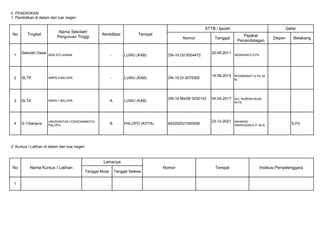 Curiculum vitae ppppk exampleeeeeeeeeeee | PDF