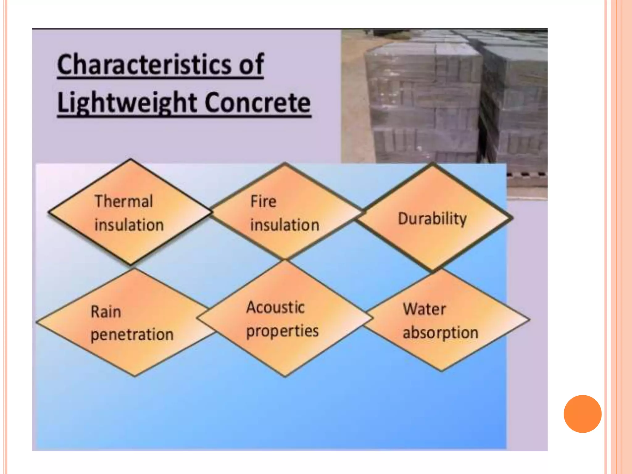 light weight concrete | PPTX