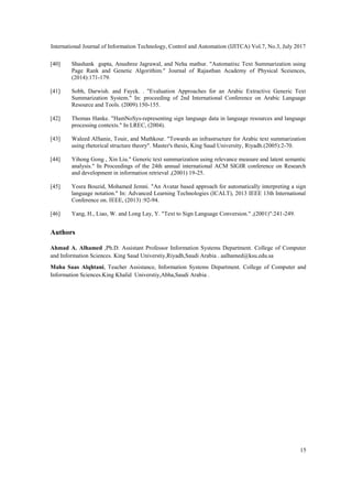 DEVELOPMENT OF AN INTEGRATED TOOL THAT SUMMARRIZE AND PRODUCE THE SIGN ...