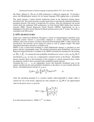 ANN Based POS Tagging For Nepali Text | PDF