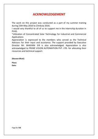 naveen summer intership report2222 | DOCX