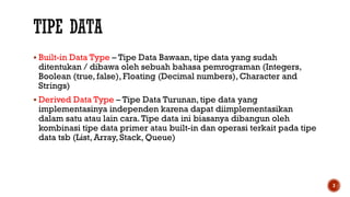 pengenalan dasar algoritma dan struktur data | PDF