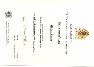 GMDP QMS AUDIT TRAINING MB | PPT