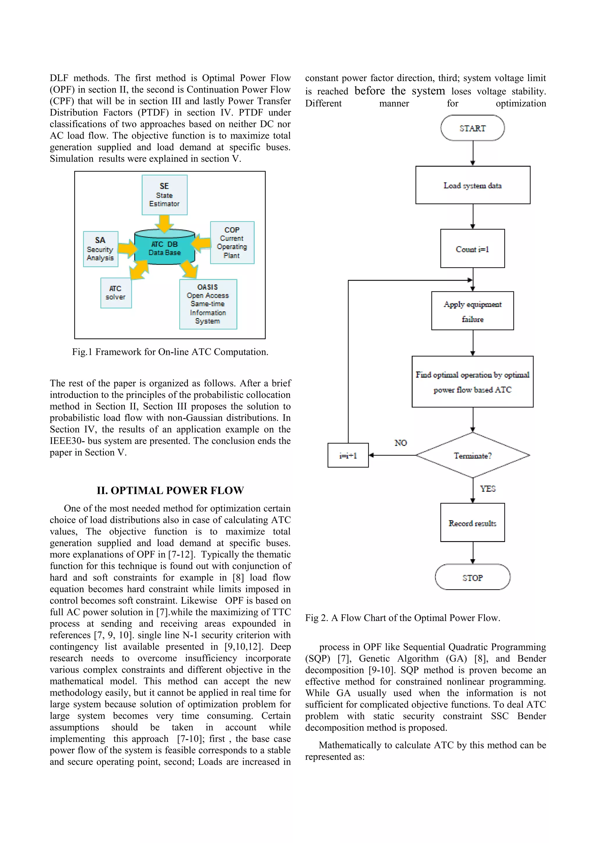 Deterministic Approach Available Transfer Capability Atc Calculation Methods Pdf