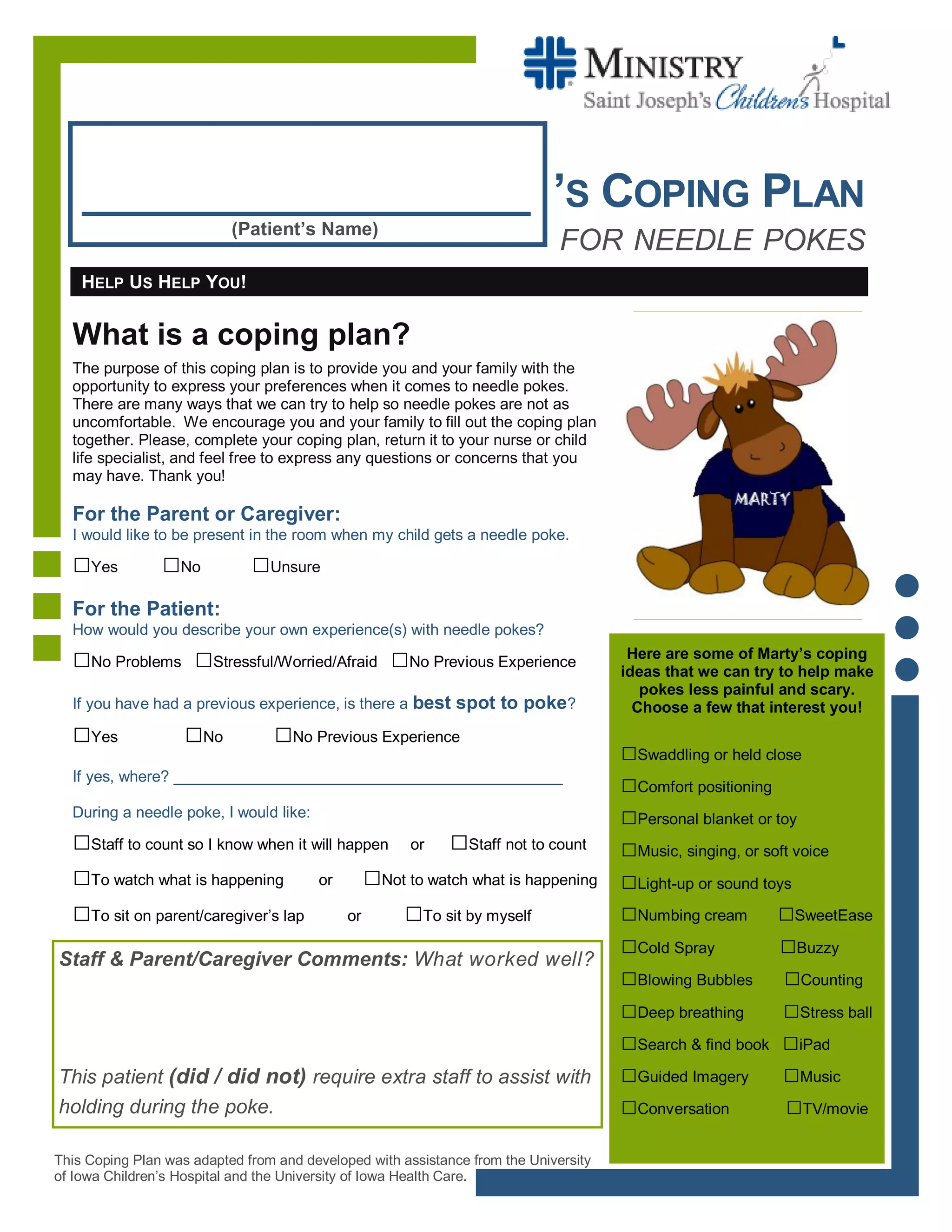 Coping Plan PDF | PDF