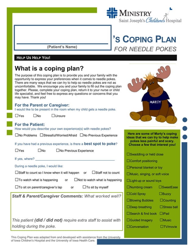 Coping Plan PDF | PDF