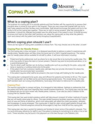 Coping Plan PDF | PDF